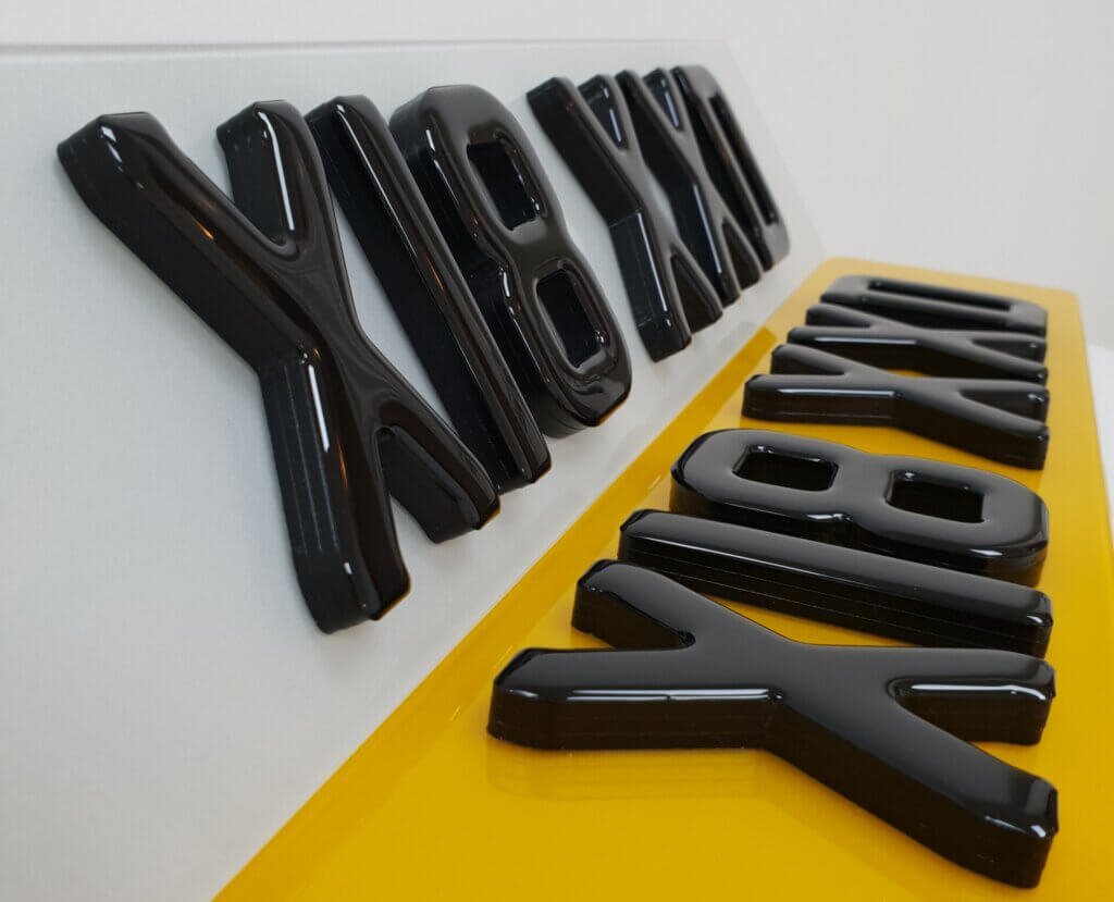 5D BLACK GEL NUMBER PLATE 12MM THICK 100 ROAD LEGAL 5d-black-gel-number-plate-12mm-thick-100-road-legal