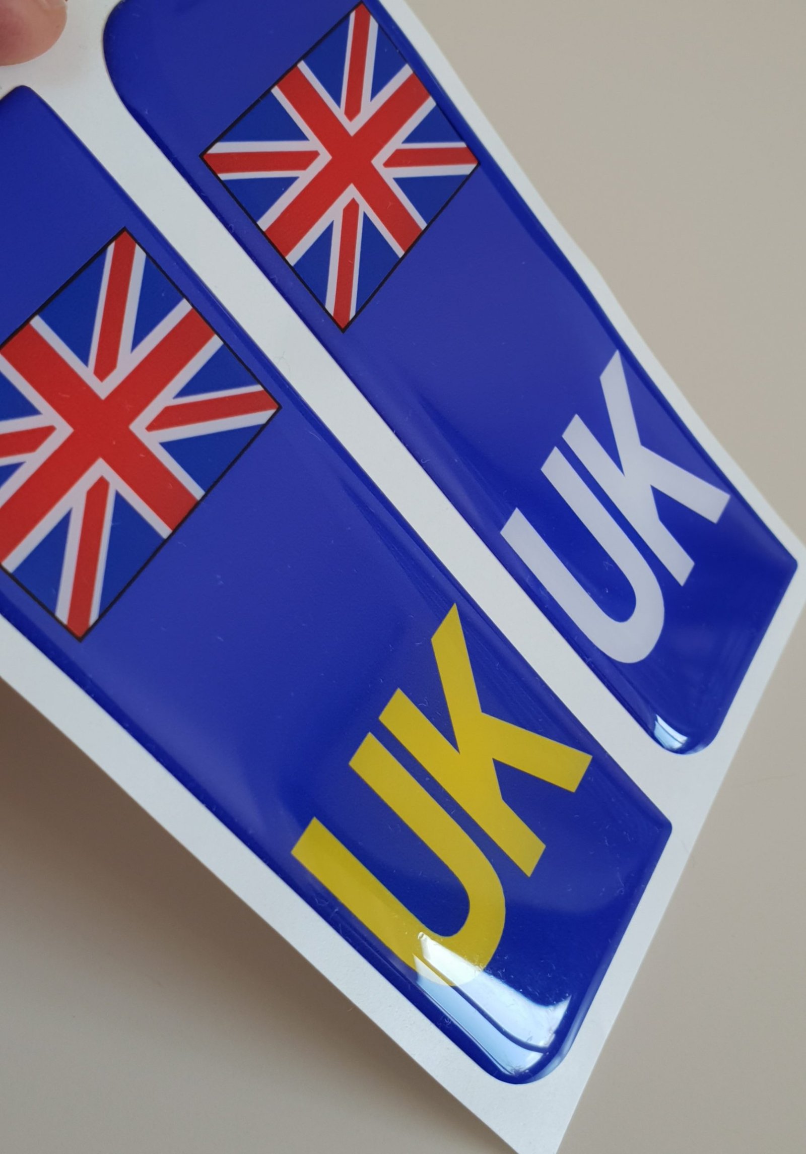 Auto Motorrad Teile 2 X UNION JACK GB Number Plate Stickers Black On Auto Motorrad Teile 2 X UNION JACK GB Number Plate Stickers Black On